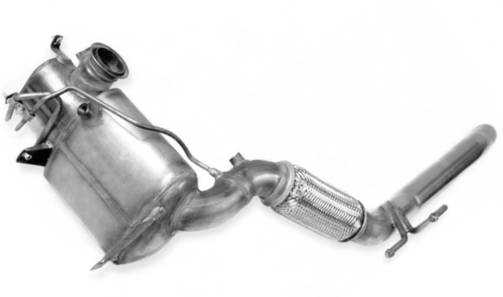 Dieselpartikelfilter (DPF) - Audi A3 2.0 TDI Motorokod: CBBB, CFGB